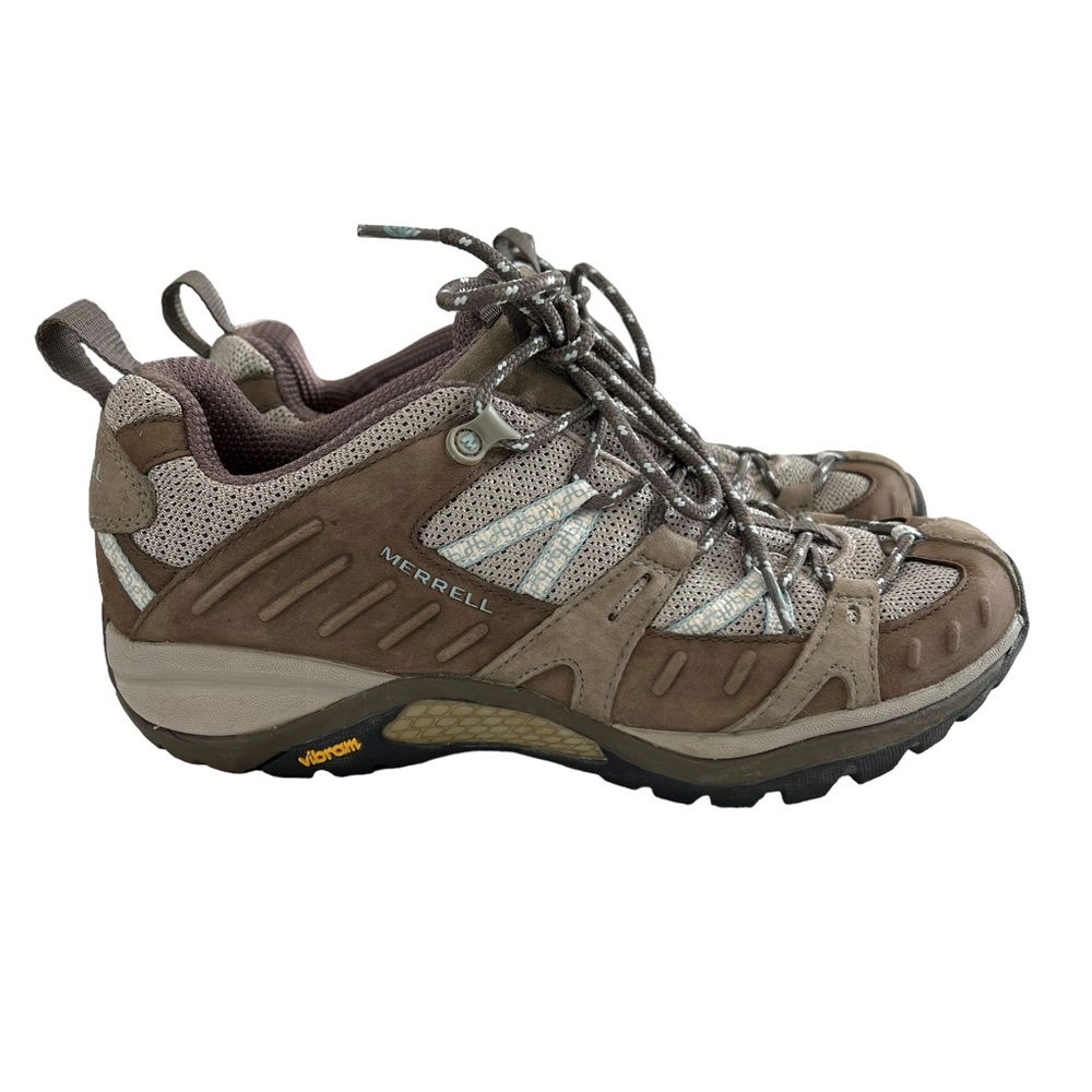 Merrell Siren Vibram Sport Olive Hiking Shoes Size 9 - Gem